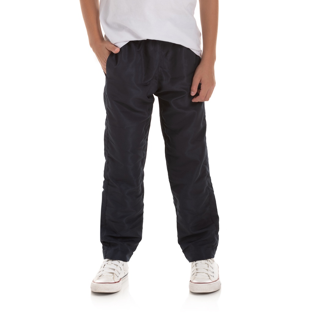 Calça Infantil Tactel Forrada Uniforme Microfibra Menino Inverno ...