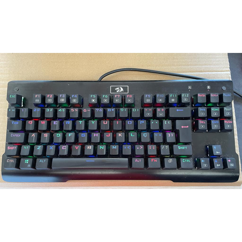 TECLADO GAMING REDRAGON VISNU MECANICO RGB, K561 RGB | Shopee Brasil