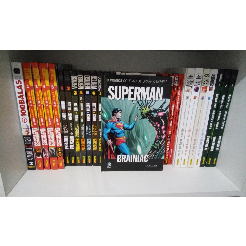 HQ Superman Brainiac - Eaglemoss - DC Graphic Novels | Shopee Brasil