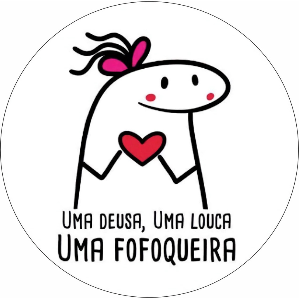 Painel Em Lona Redondo - Tema Flork Fofoqueira | Shopee Brasil