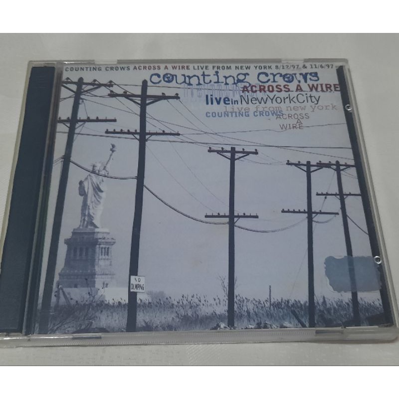 Cd Duplo Counting Crows Across A Wire Live In New York | Shopee Brasil