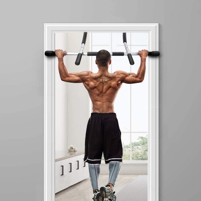 Barra de Exercícios Para Porta Exercicios Flexão De Braço Musculação ...