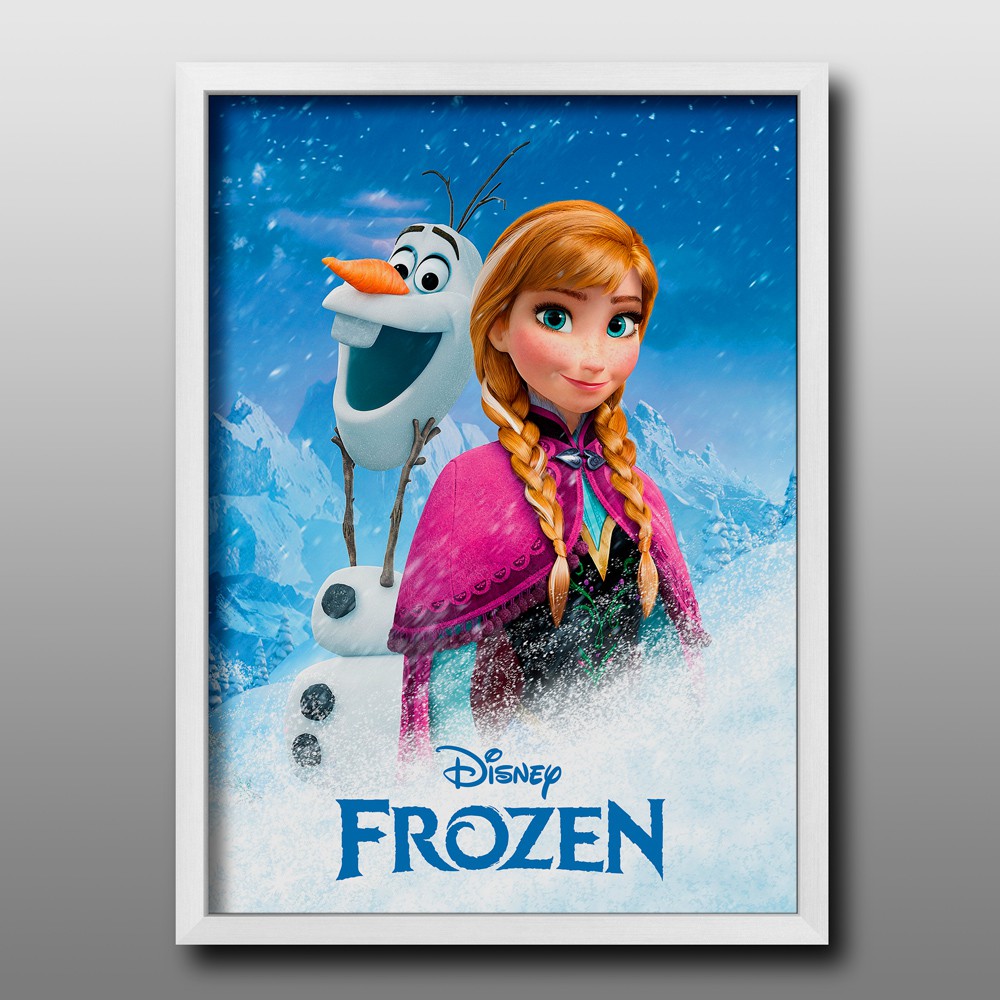 Quadro com Moldura Frozen - Disney | Shopee Brasil