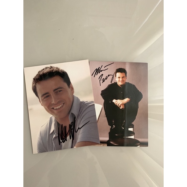Fotos autografadas pre print Studio Fan Mail - (Friends) Matt LeBlanc e ...