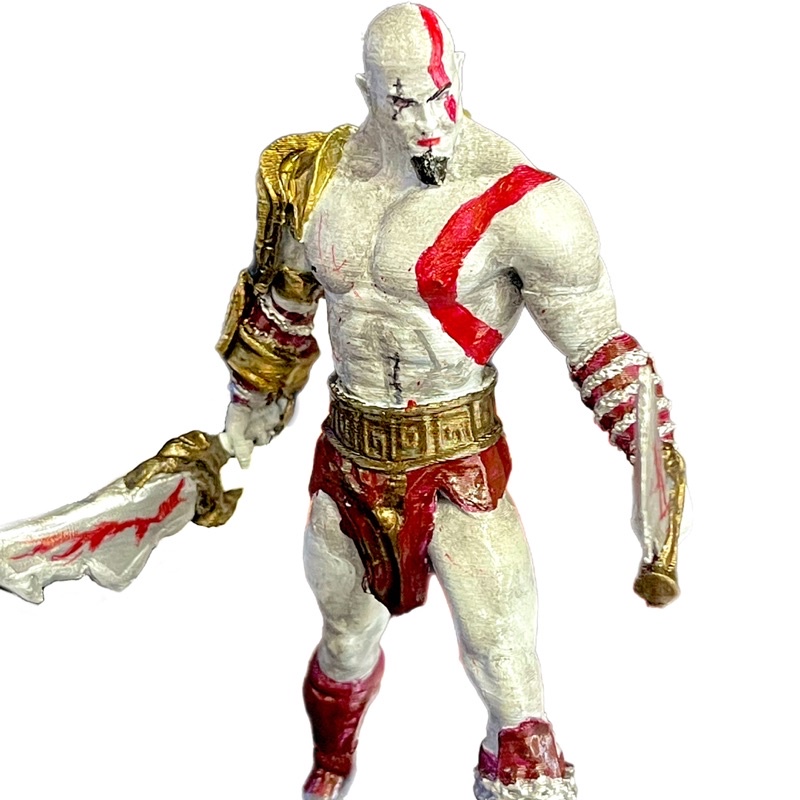 Action figure Kratos god of War feita a mao artesanal para ...