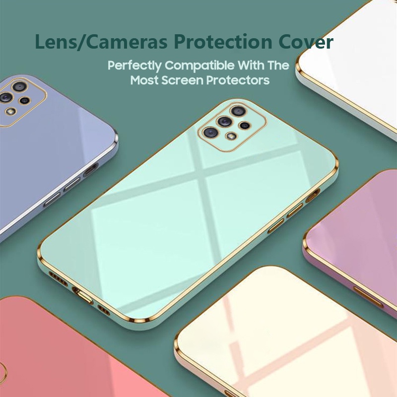 Capa Para Samsung Galaxy A23 A33 A52 A52S A53 A72 A73 Nova De Silicone Telefone De Luxo À Prova ...