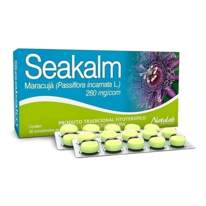 SEAKALM 260 MG 20 COMPRIMIDOS (PASSIFLORA INCARNATA L) | Shopee Brasil SEAKALM 260 MG 20 COMPRIMIDOS (PASSIFLORA INCARNATA L) | Shopee Brasil