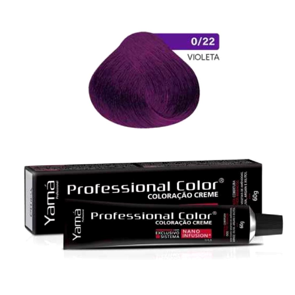 Coloraçao Yama Tinta Reforço Profissional Color Nano Infusion 022 ...