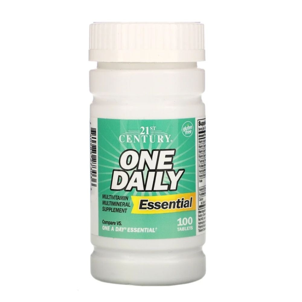 Multivitaminico One Daily ESSENTIAL 100 tabletes (importado) | Shopee ...