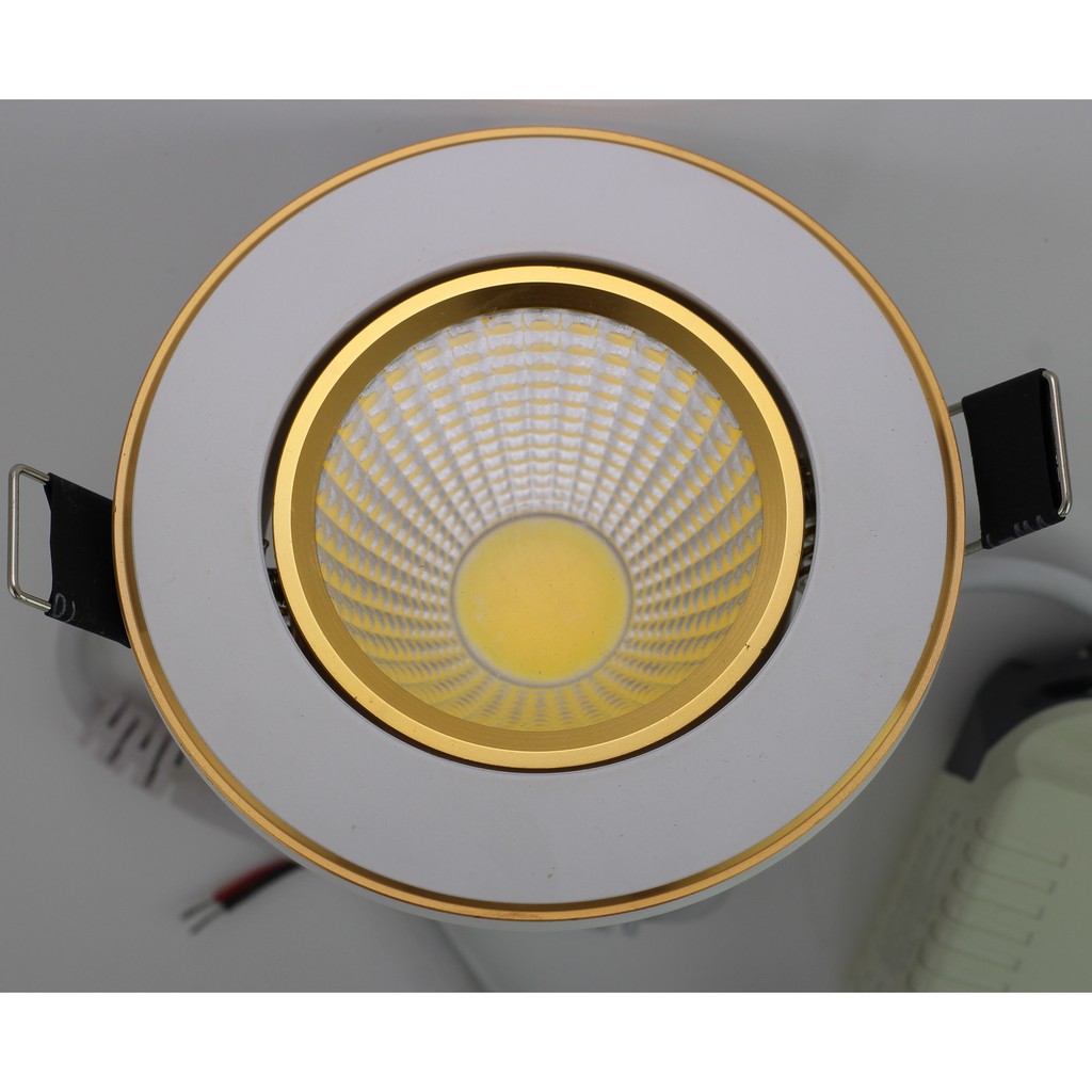 Spot Redondo Direcionavel Led cob 3W/5w Branco Frio 6500k E Branco ...