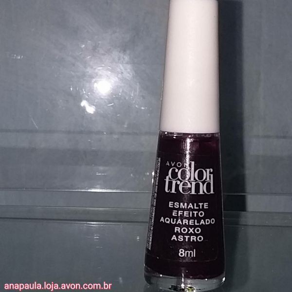 Esmalte Efeito Aquarelado Color Trend 8ml -Roxo Avon | Shopee Brasil