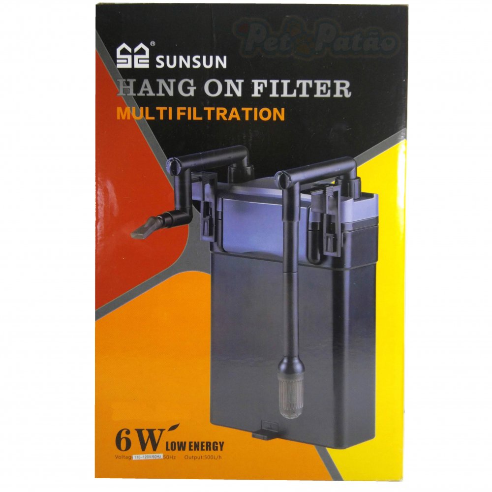 Filtro Externo Para Aquário Hang On Sunsun Hbl-803 500l/h Aquários - Mini Canister | Shopee Brasil