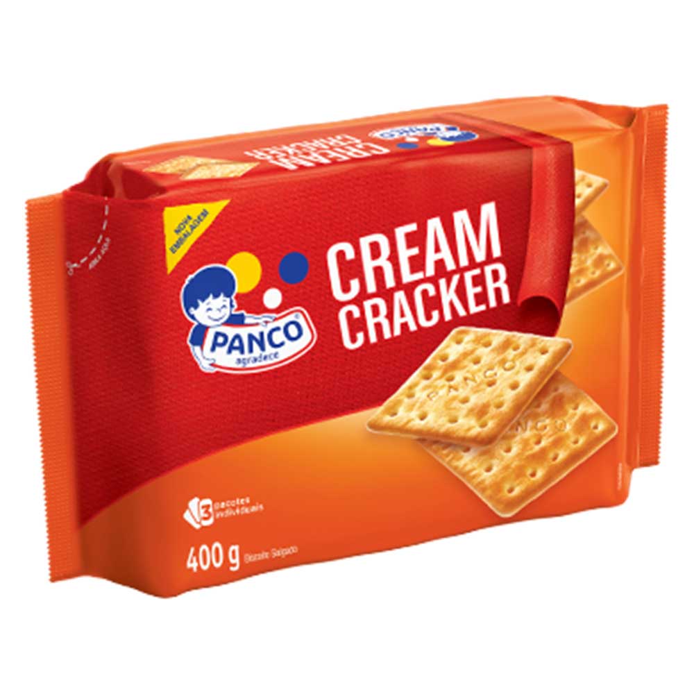 Biscoito Cream Cracker 400g - Panco | Shopee Brasil
