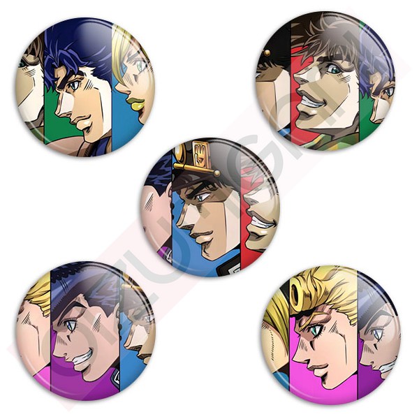 Bottons - Buttons - Botons - Jojo's Bizarre Adventure - Variação 02 ...