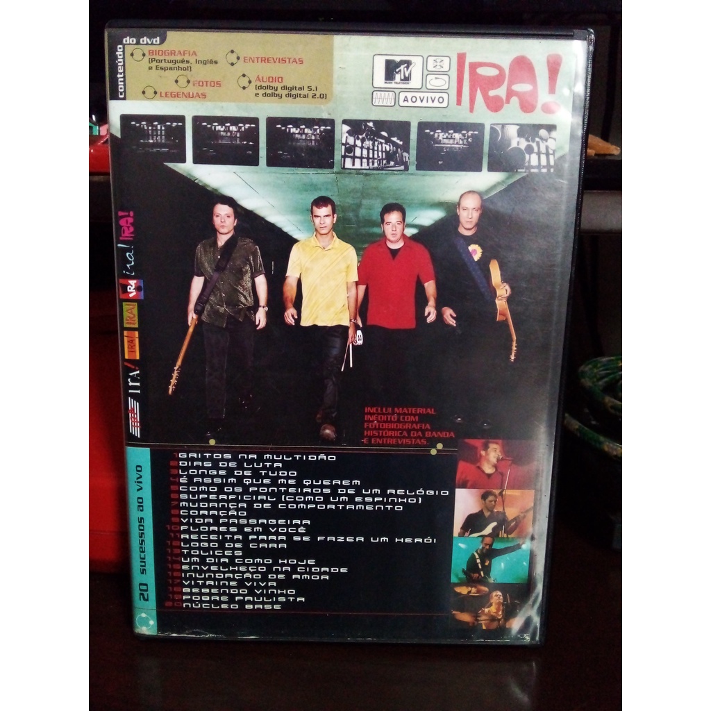 Dvd Ira! - MTV Ao Vivo | Shopee Brasil