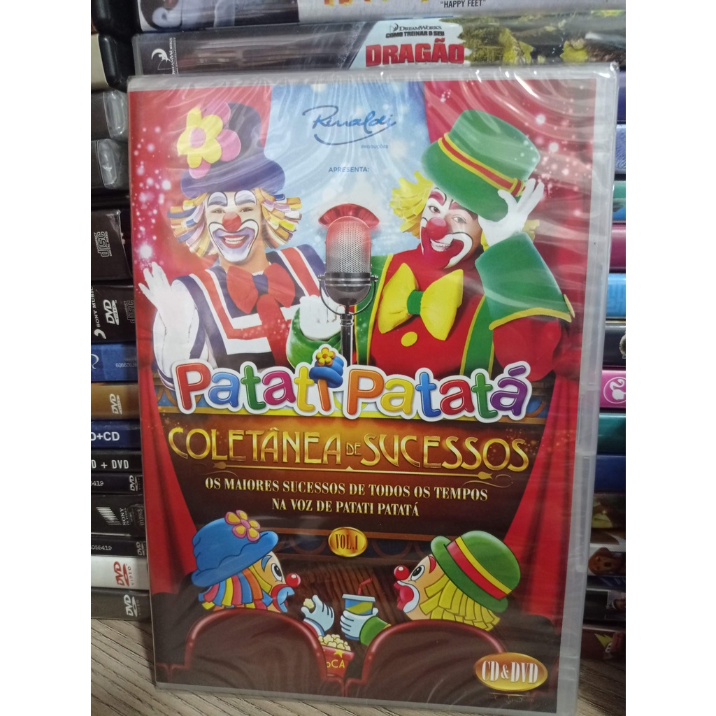 Cd E Dvd Patati E Patatá Coletânea De Sucessos Volume 1 Lacrado