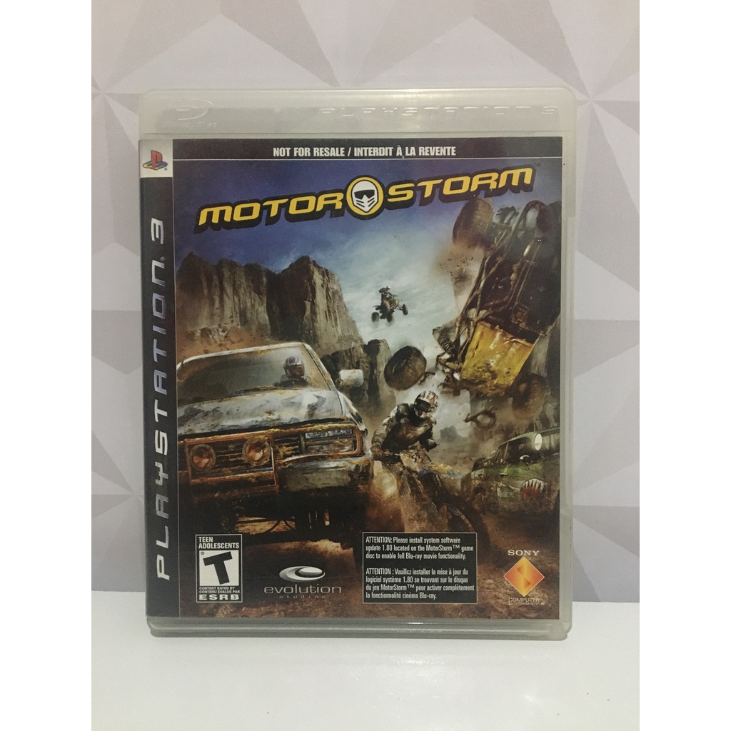 Motor Storm PS3 Mídia Física | Shopee Brasil