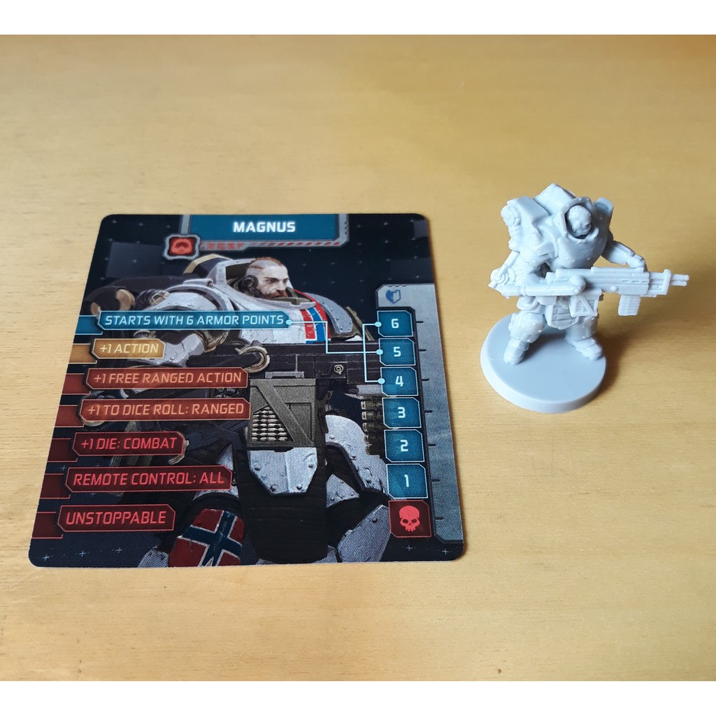 Zombicide Invader Survivor / Sobrevivente: Lt. Magnus Berg - Escorrega ...