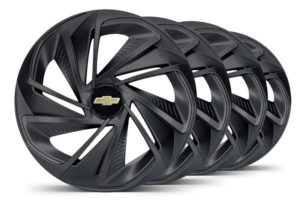 Jogo Calota Aro 13 Esportiva Nitro GM Celta Onix Prisma Corsa Classic ...