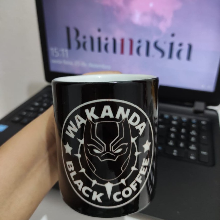 Caneca Wakanda Coffee | Shopee Brasil