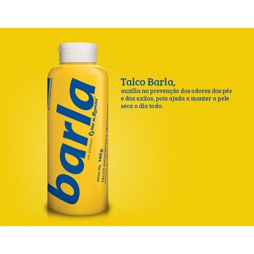 Kit Com 4 Talco Barla 140g | Shopee Brasil