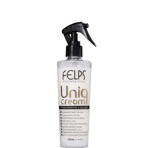 Felps Uniq Cream Hair Treatment Mask 9 em 1 - 230ml | Shopee Brasil