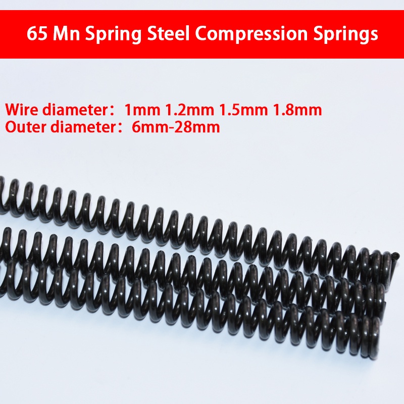 Molas De Compressão 65 Mn Diâmetro Do Fio De Aço Da Mola 1mm-1.8mm ...