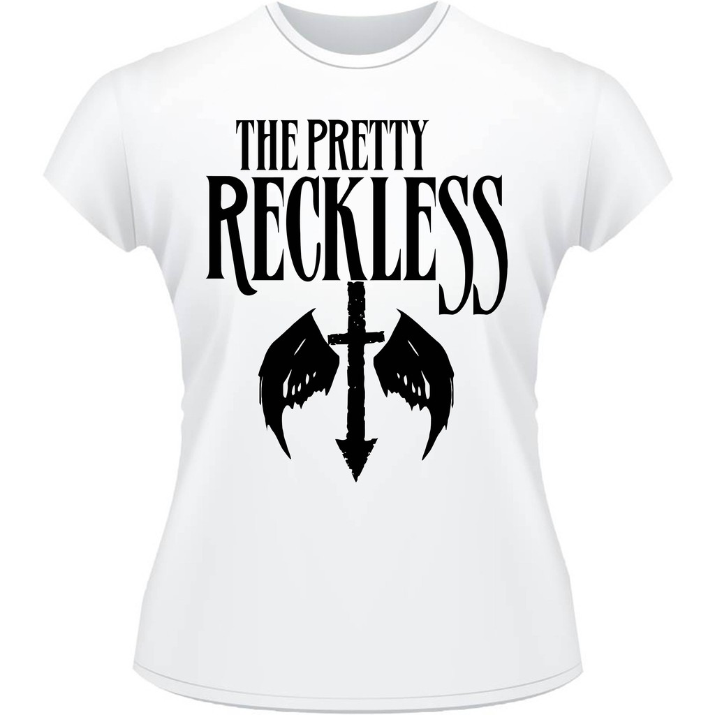 Baby Look The pretty Reckless Heaven Camisa Feminina | Shopee Brasil