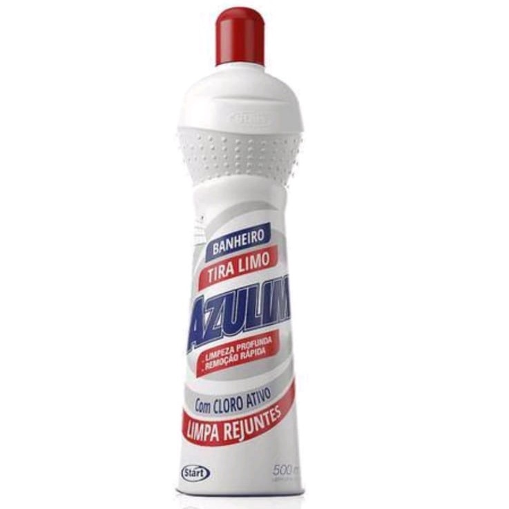 Tira Limo Azulim Banheiro Cloro Ativo 500ML | Shopee Brasil