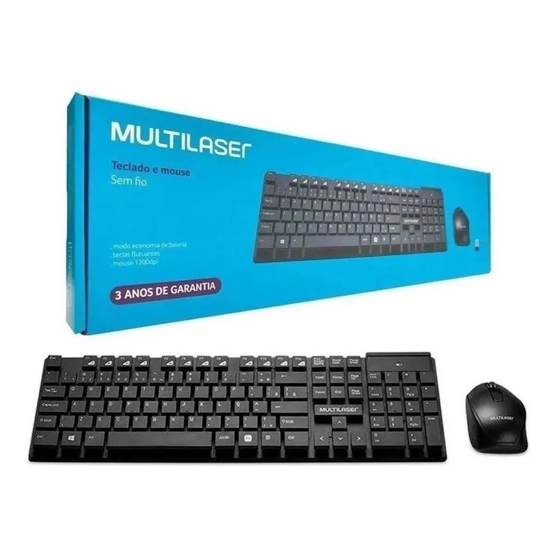 Teclado Multilaser sem fio | Shopee Brasil