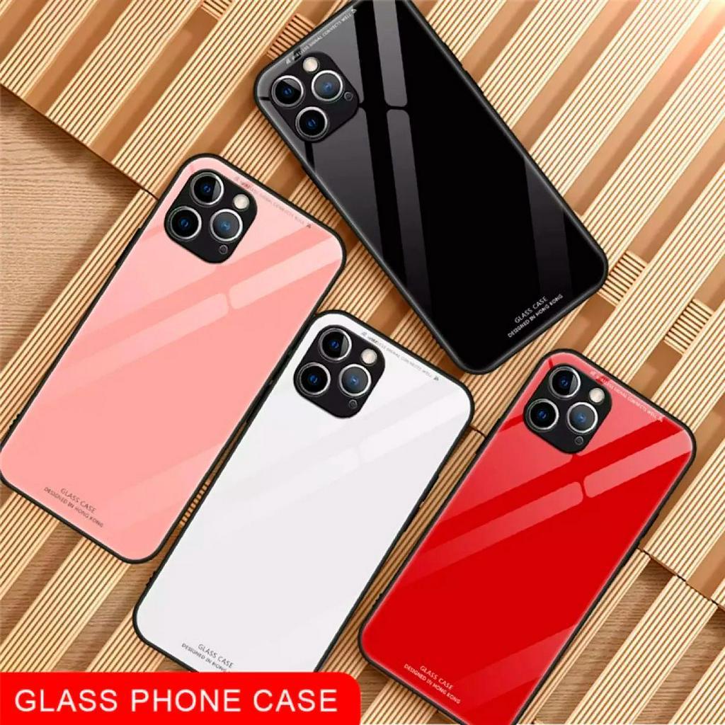 Capa Capinha Case Glass Premium iPhone 12 Pro + Película de Vidro 9D ...