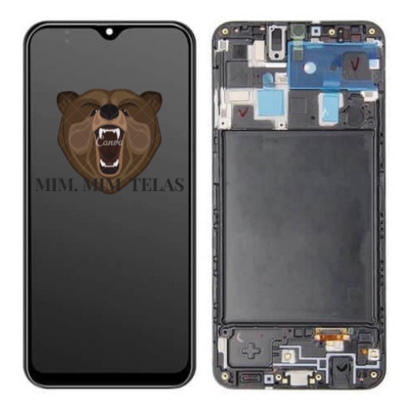 Tela Touch Display Lcd Samsung Galaxy A20 Incell Com Aro A205 | Shopee Brasil