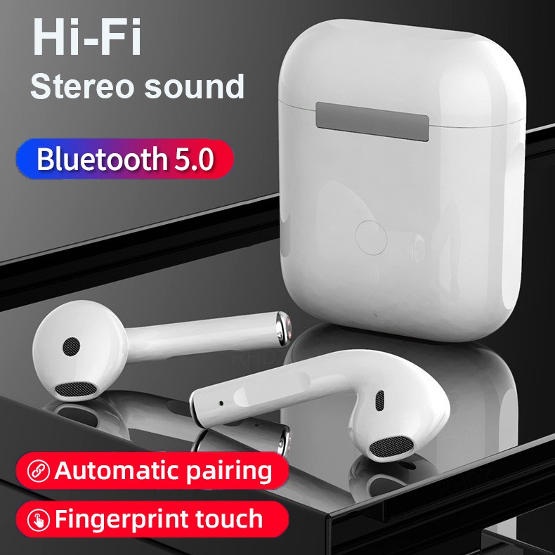 Fone I12 TWS PRO, Bluetooth, microfone, case | Shopee Brasil