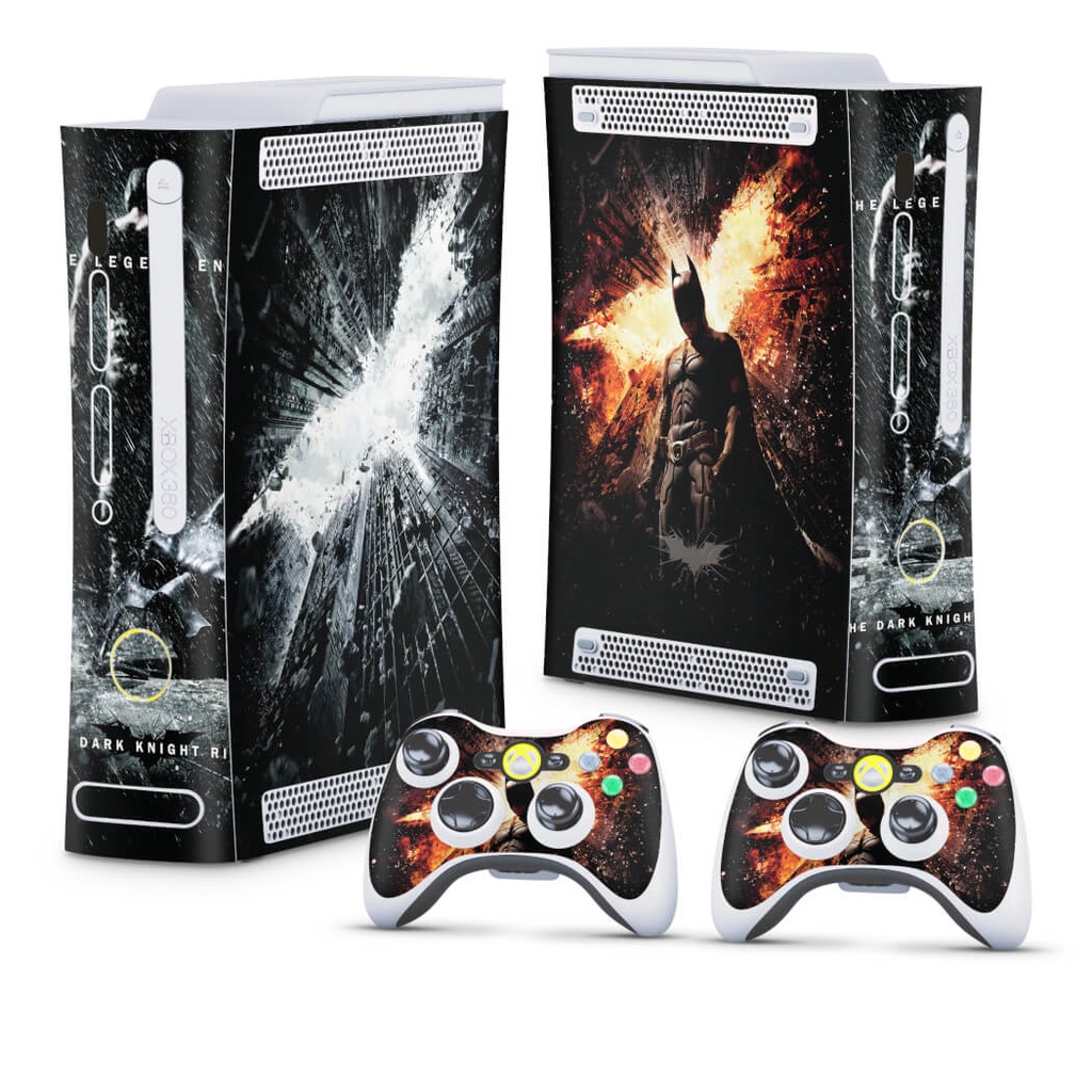Skin Xbox 360 Fat Arcade Adesivo - The Dark Knight Rises - Batman ...