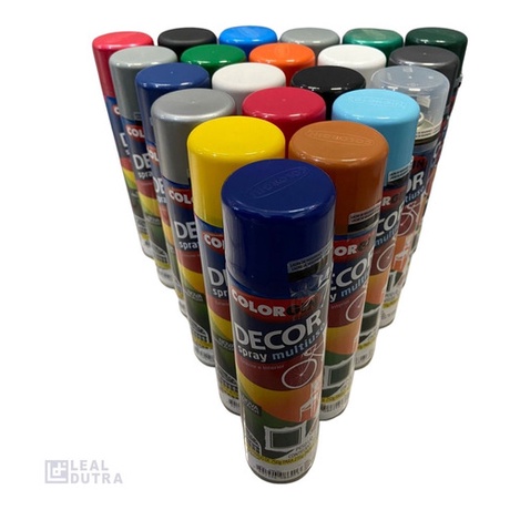 Tinta Spray Multiuso Colorgin Decor 360ml Varias Cores | Shopee Brasil