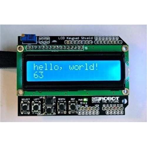 Display Lcd Keypad 16x2 P/ Arduino Uno E Mega Pronta Entrega | Shopee ...