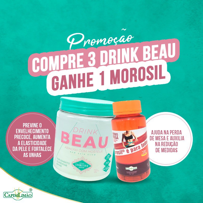 KIT Drink Beau com Verisol 3UNIDADES Ganhe 01 Morosil 30 capsulas ...