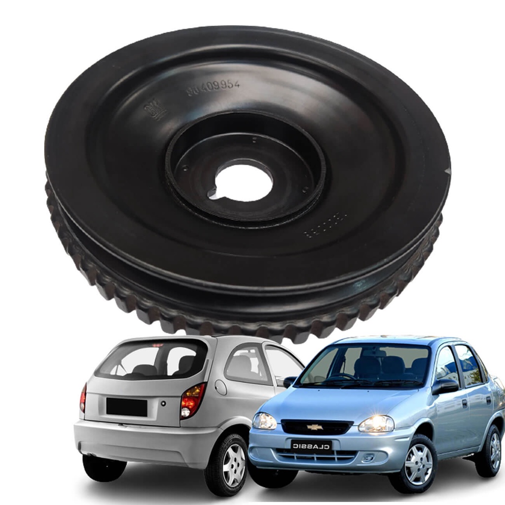 Polia virabrequim Celta Corsa S/AR direção original 90409954 | Shopee ...
