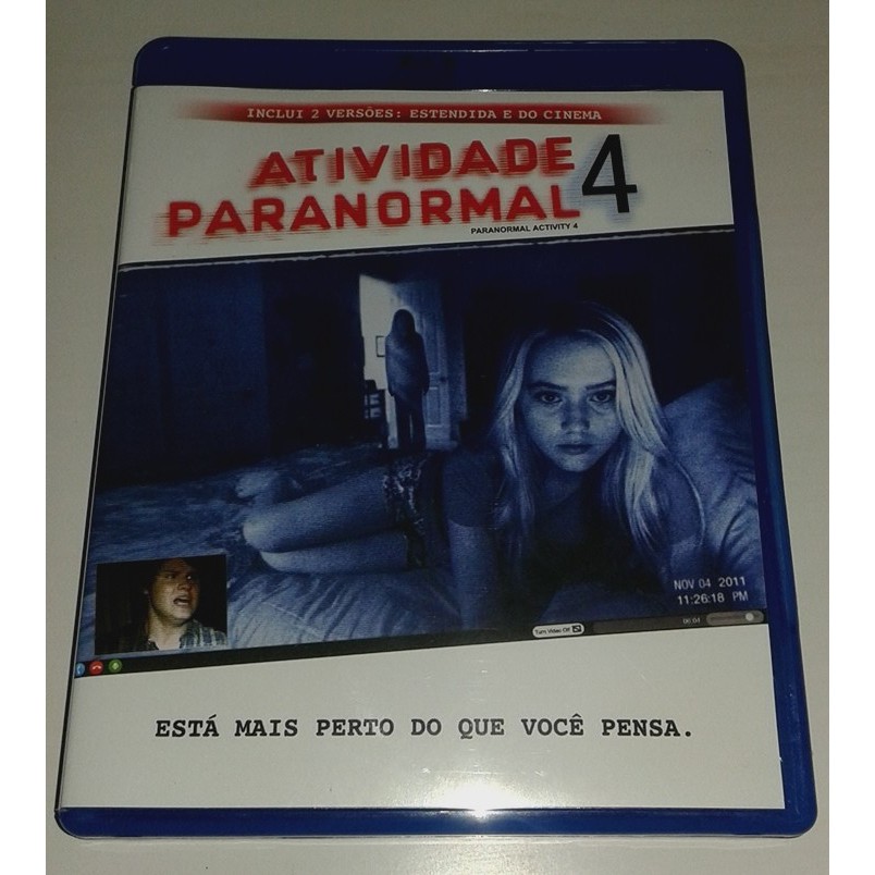 Blu-ray Original Atividade Paranormal 4 - Versão Estendida | Shopee Brasil