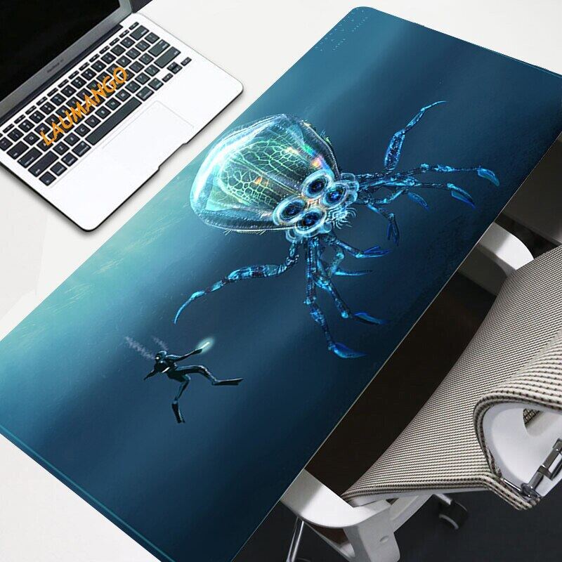 mouse pad subnautica Computador Teclado pc gamer Jogo De Mesa | Shopee Brasil