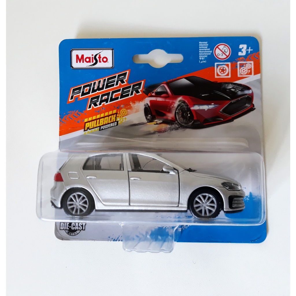 MAISTO POWER RACER - VOLKSWAGEN GOLF GTI (ESCALA 1/38) | Shopee Brasil