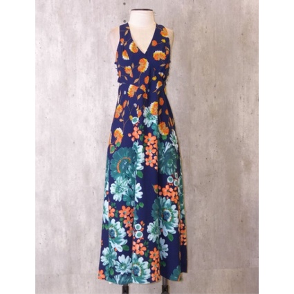 Vestido Farm Longo Azul | Shopee Brasil