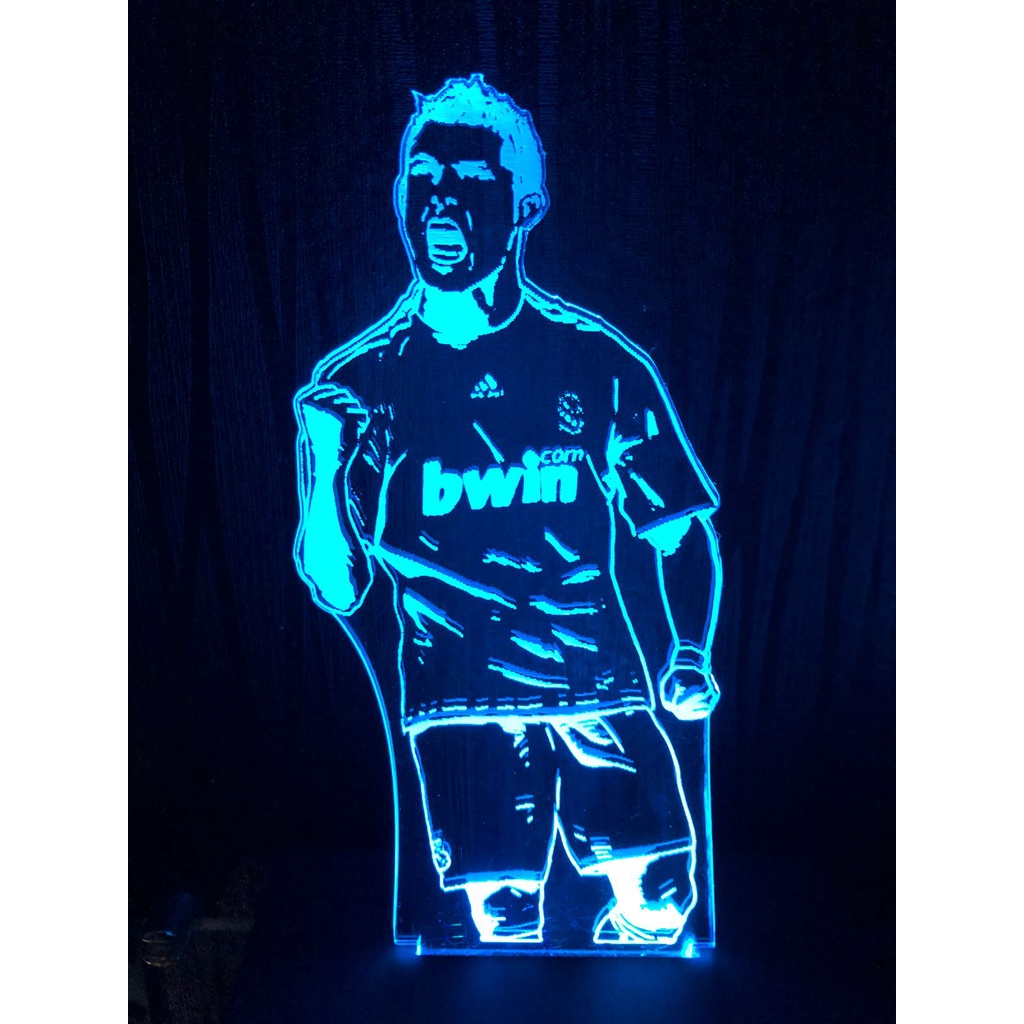 Cristiano Ronaldo, Futebol, Luminária Led 16 Cores, Decoração | Shopee ...