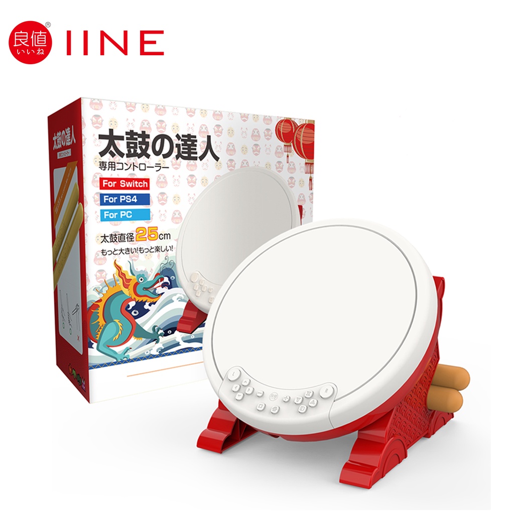 IINE Taiko Tambor Mestre Para Nintendo Switch