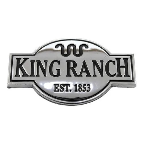 Emblema King Ranch F250 F350 F4000 F1000 Ranger Cromado/Preto | Shopee ...