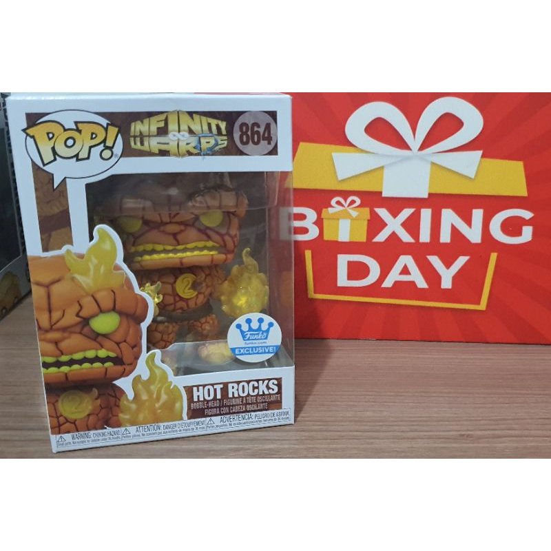 Funko Pop! Infinity Warps Hot Rocks #864 Exclusivo Original | Shopee Brasil