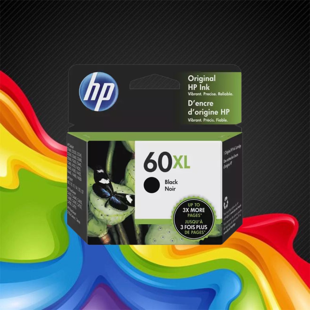 Cartucho HP 60XL Preto Original Lacrado | Shopee Brasil