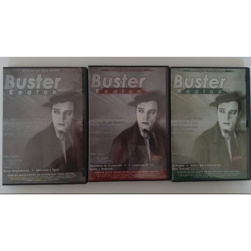Lote com 3 DVDs de Buster Keaton | Shopee Brasil