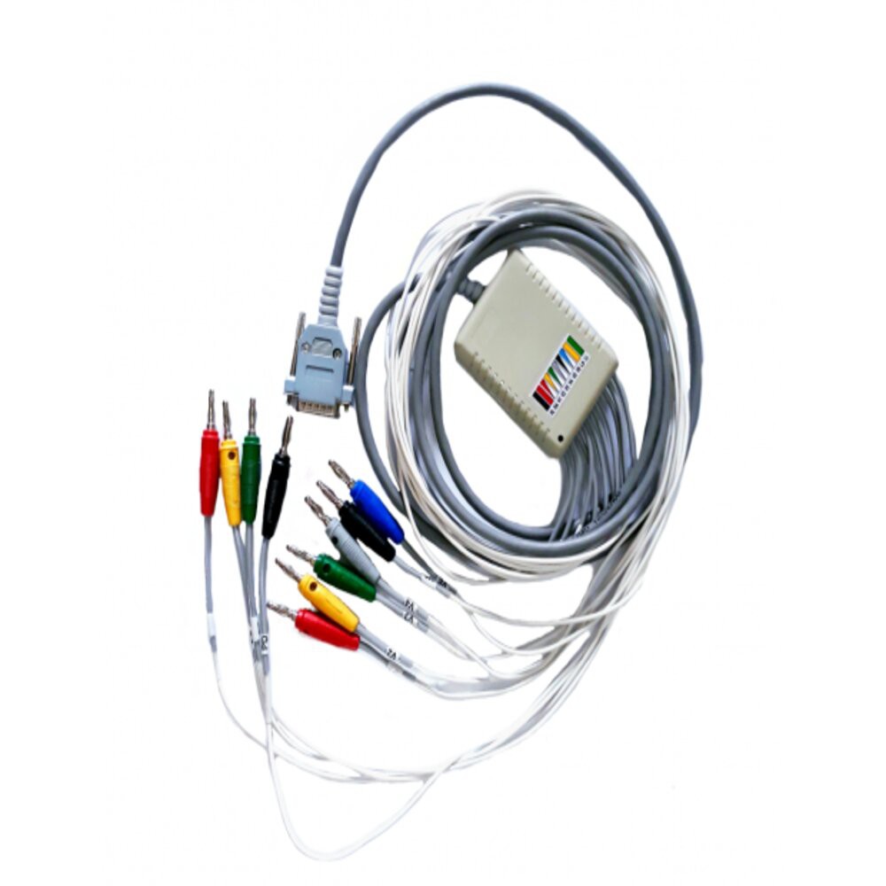 Cabo paciente Ecg Schiller At3 At101 - 10 vias | Shopee Brasil