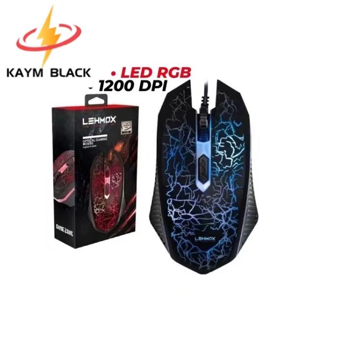Mouse Gamer Óptico LEHMOX GT-M8 USB 4 Botões 3 Funções | Shopee Brasil